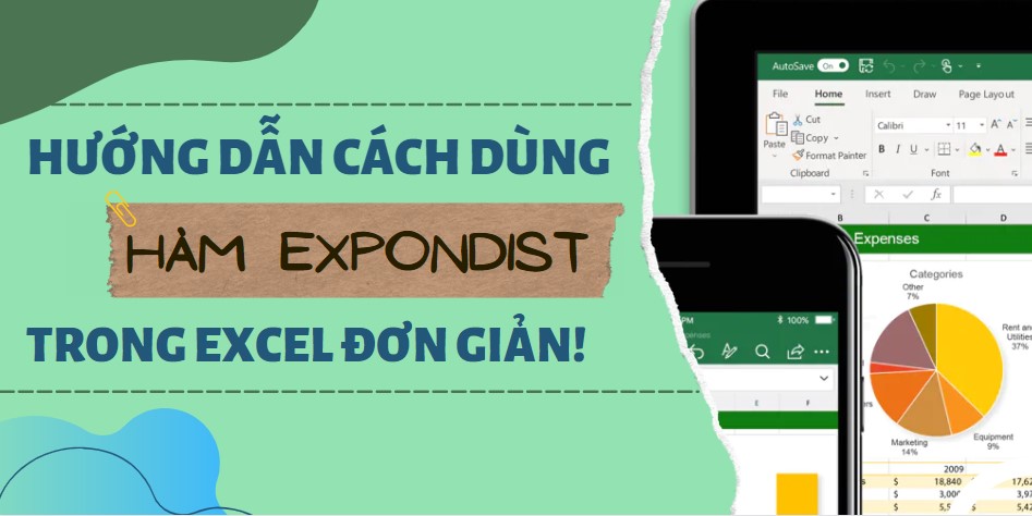Hướng dẫn sử dụng hàm Expondist trong Excel đơn giản!