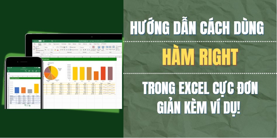 Học cách sử dụng công thức right trong excel để tăng hiệu suất làm việc