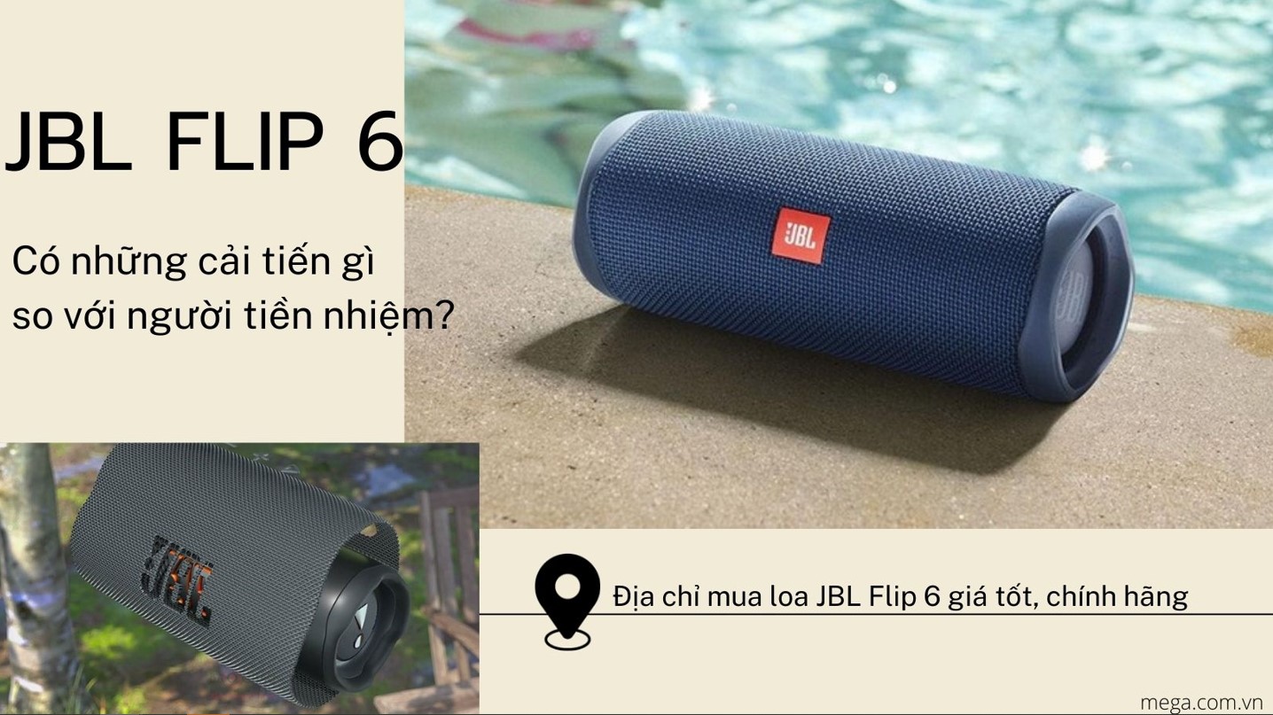 Review loa di động jbl flip 6 - loa chống nước tốt nhất