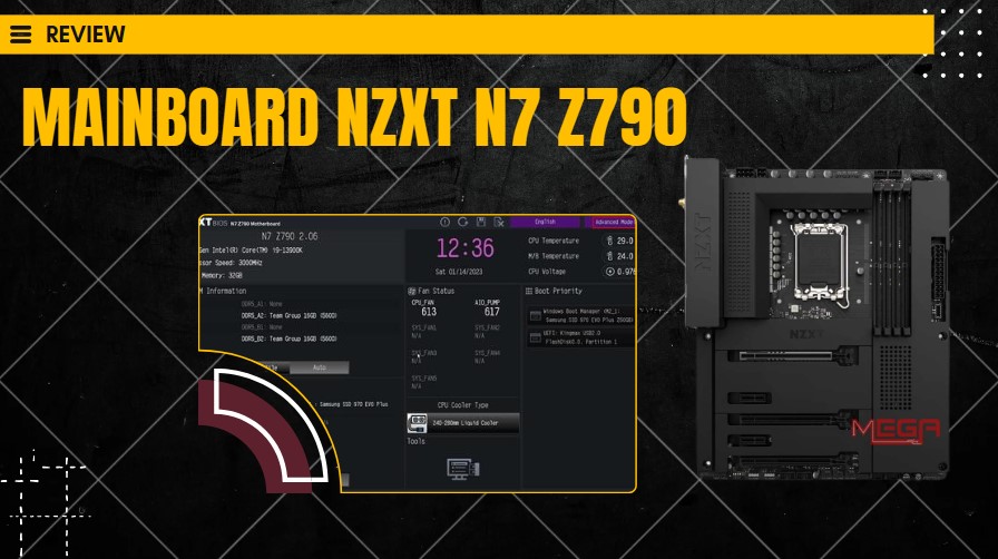Review Mainboard NZXT N7 Z790 - mạnh mẽ cho chip Intel Gen 13