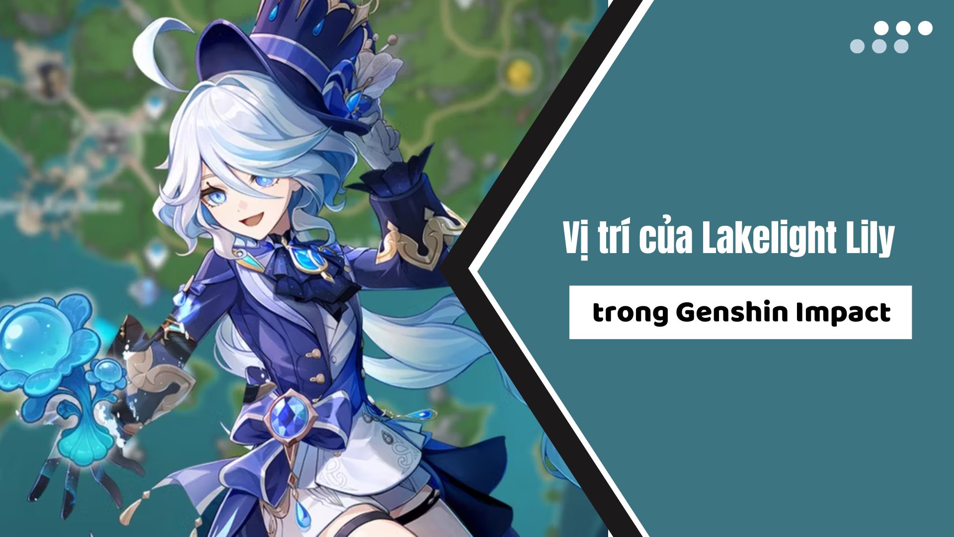 Vị trí của Lakelight Lily trong Genshin Impact