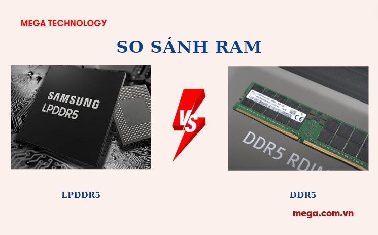 So sánh RAM LPDDR5 và DDR5 - top RAM DDR5 đáng mua nhất 2024