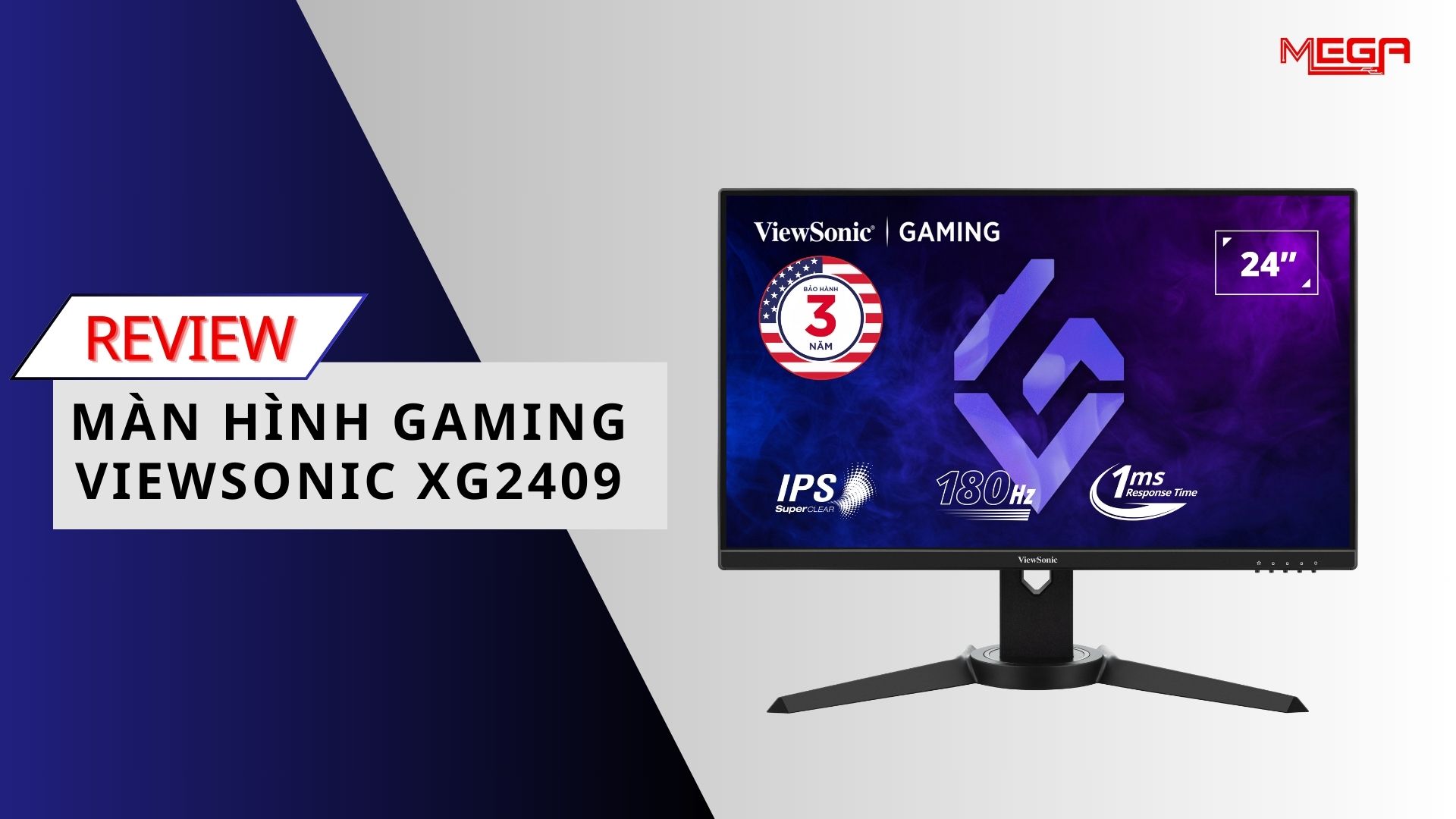 Chiến Game Mượt Với Màn Hình Gaming ViewSonic XG2409