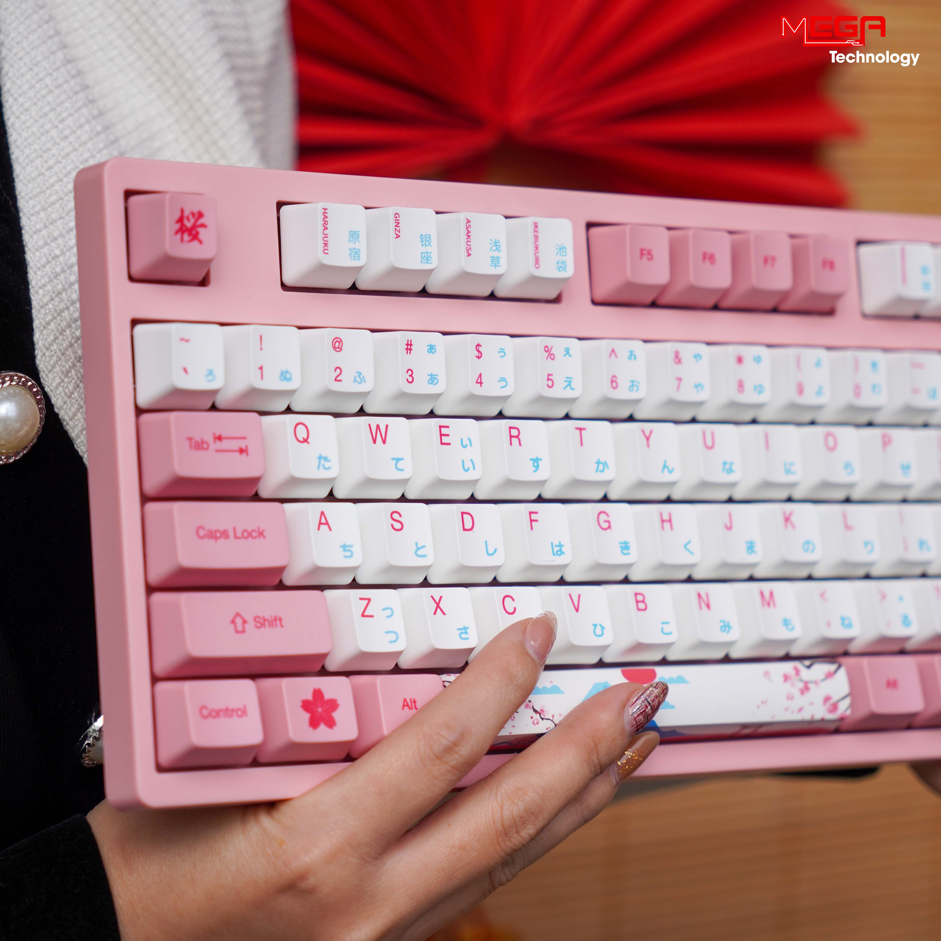 Bàn phím cơ AKKO 3108 – World Tour Tokyo R2 (Cherry Blue Switch)