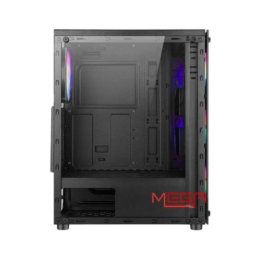 Case Vitra Mercury Q8 Black Mid Tower | Mega.com.vn