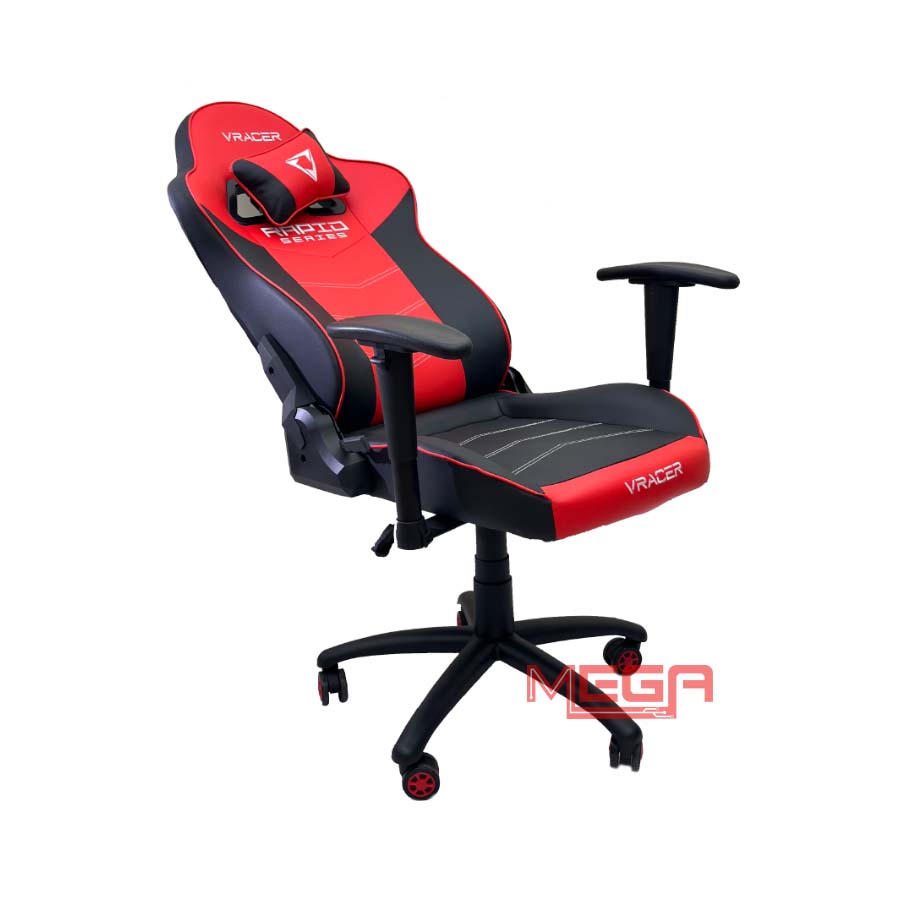 Ghế Gaming xoay RAPIO V-RACER Đen Đỏ | mega.com.vn