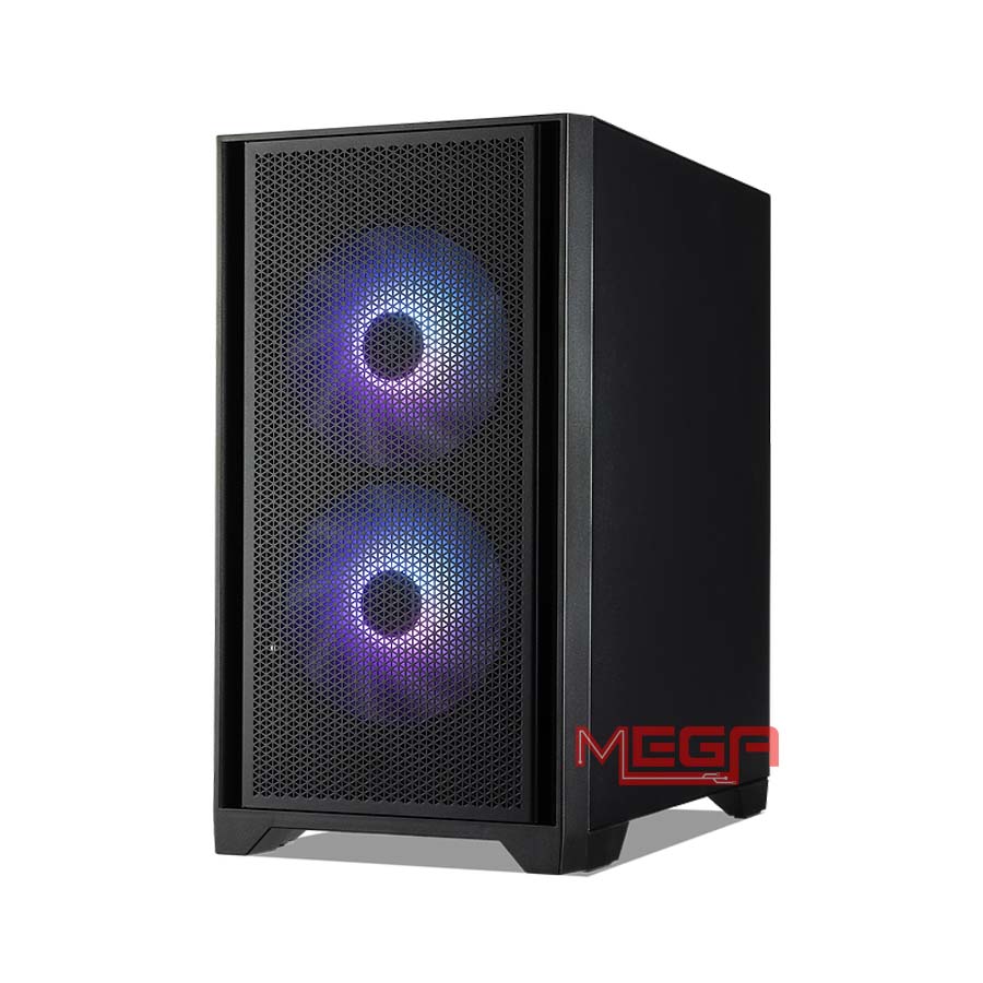 Case Mik Morax 3FA Black (sẵn 3 fan Argb) | mega.com.vn