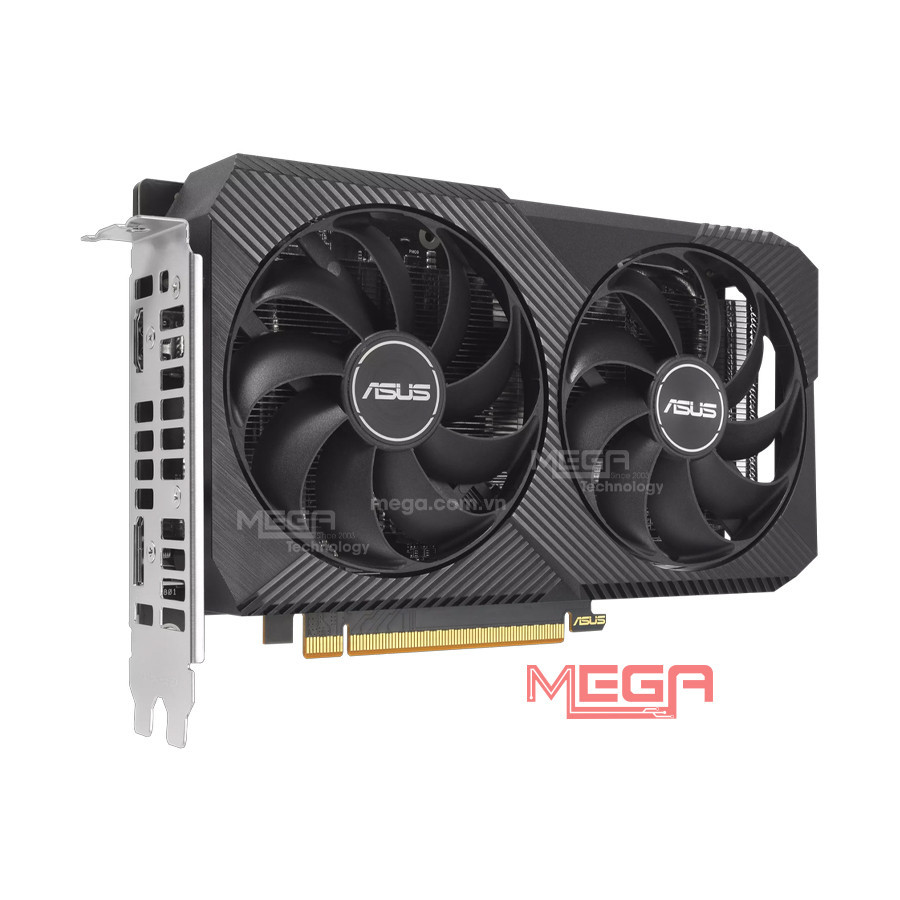 Vga Asus Dual Radeon RX 6500 XT V2 OC Edition 4GB GDDR6 | mega