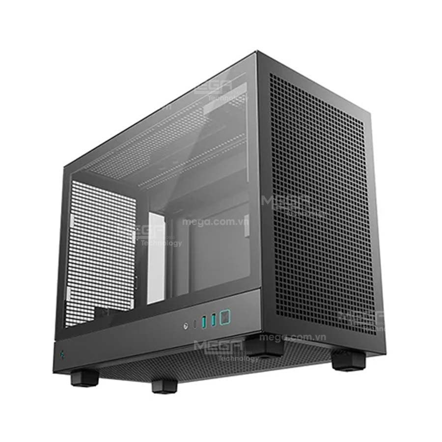 Case DEEPCOOL CH160 PLUS (Mini-ITX, Micro-ATX, Màu đen) | mega
