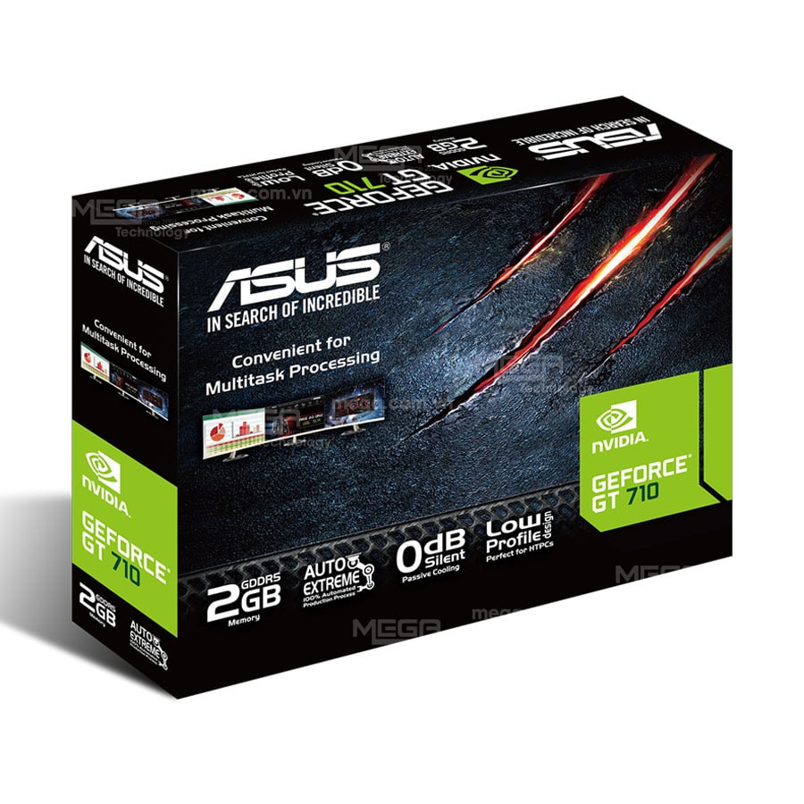 Vga Asus GT 710 SL 2G DDR5 BRK EVO | mega.com.vn